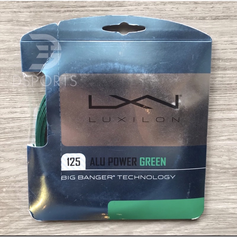 Jual Luxilon ALU Power Green 125 Big Banger Strings ( Tennis String ...