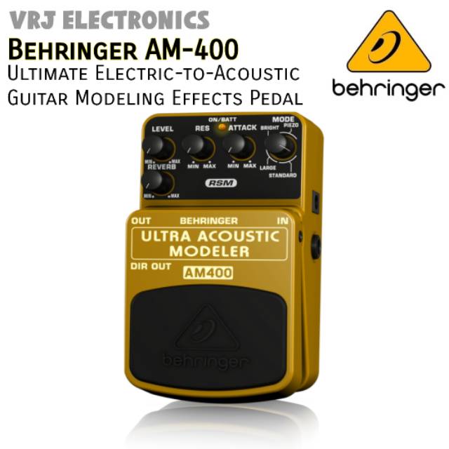 Jual Efek Gitar Behringer AM400 Ultimate Electric-to-Acoustic Guitar ...