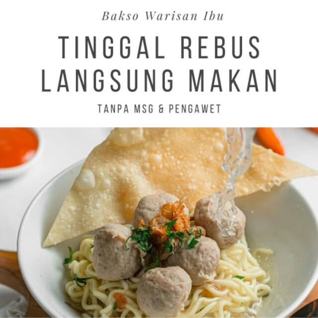 Jual Bakso Halus 'Super' Warisan Ibu isi 20pcs/Bakso Sapi/Bakso Daging ...
