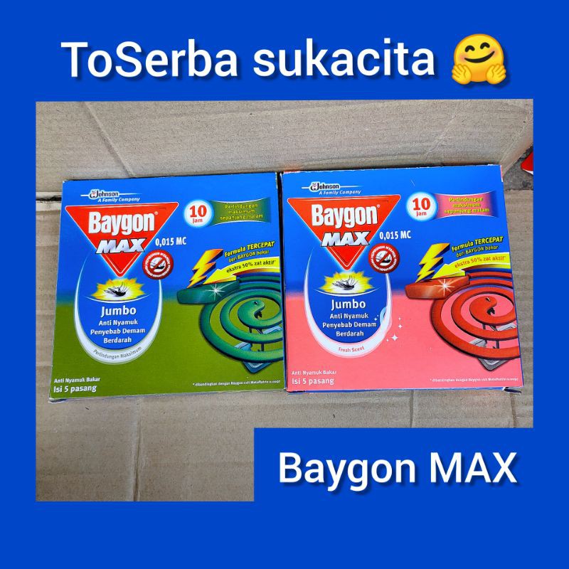 Jual Baygon MAX ANTI NYAMUK BAKAR .. 1 kotak isi 5 pasang | Shopee ...