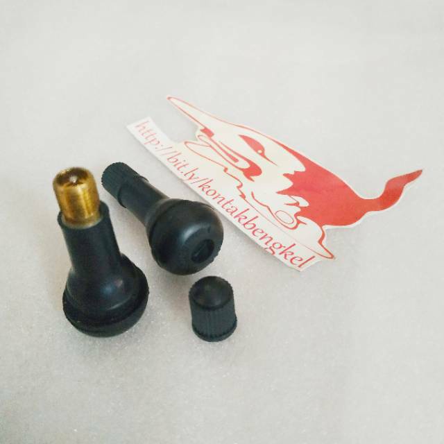 Jual Rubber Rim Valve Pentil Ban Tubeless Motor Lurus Karet Hitam ...