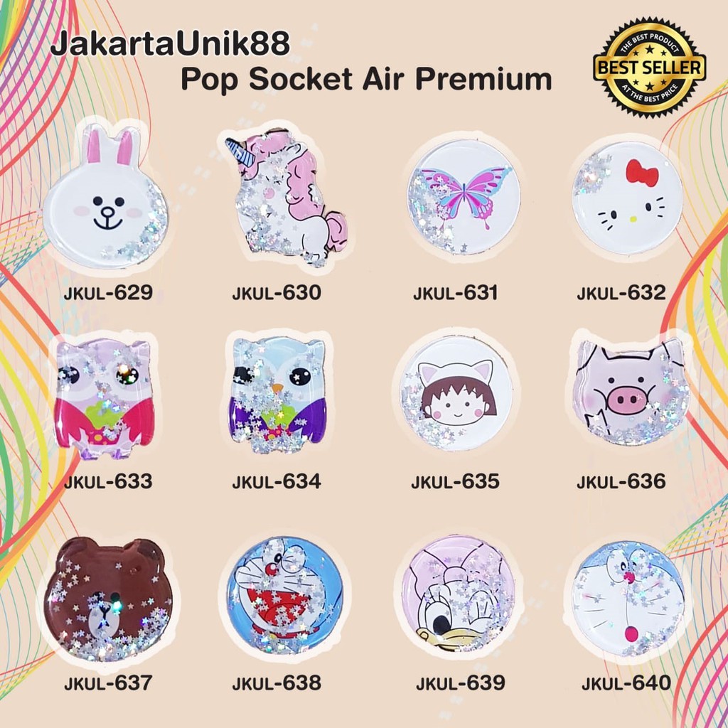 Jual Popsocket Air/ Popsockets Liquid/ Popsocket Bubble/ Liquid ...