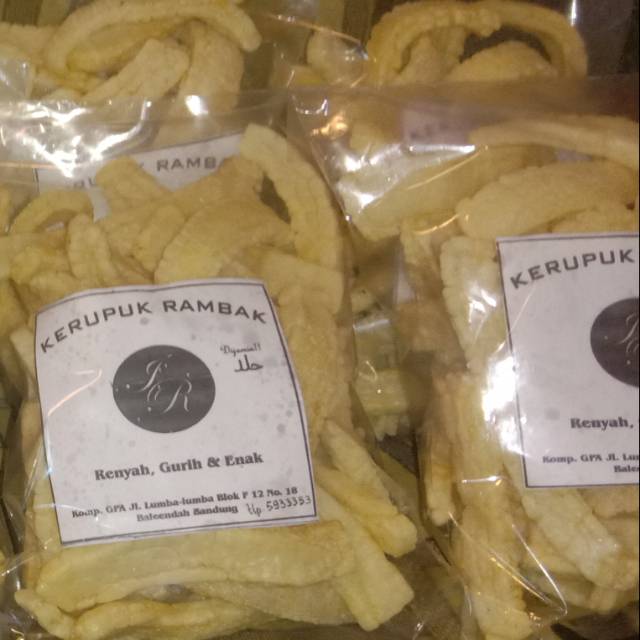 Jual Krupuk rambak asli dari Jawa| 250 gr | Shopee Indonesia