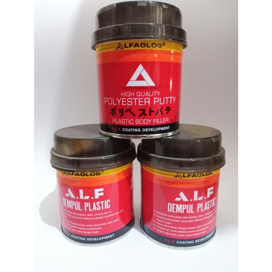 Jual Dempul alfagloss 250 gr , dempul mobil , dempul kayu | Shopee ...