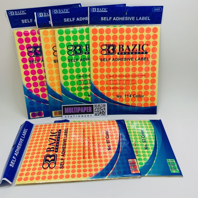 Jual Label Sticker Bulat Polkadot No 114 & 97 | Shopee Indonesia