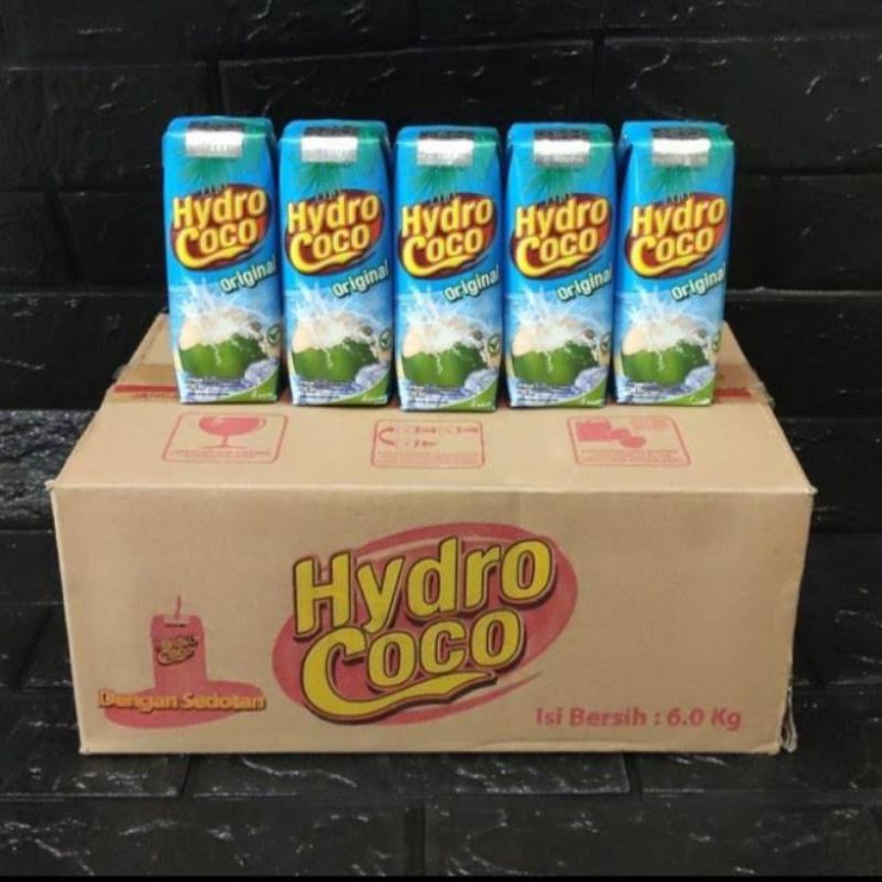 Jual Hydro Coco 250 ml / Hydrococo 250 ml ( Air Kelapa Kemasan ) harga per 1pcs | Shopee Indonesia