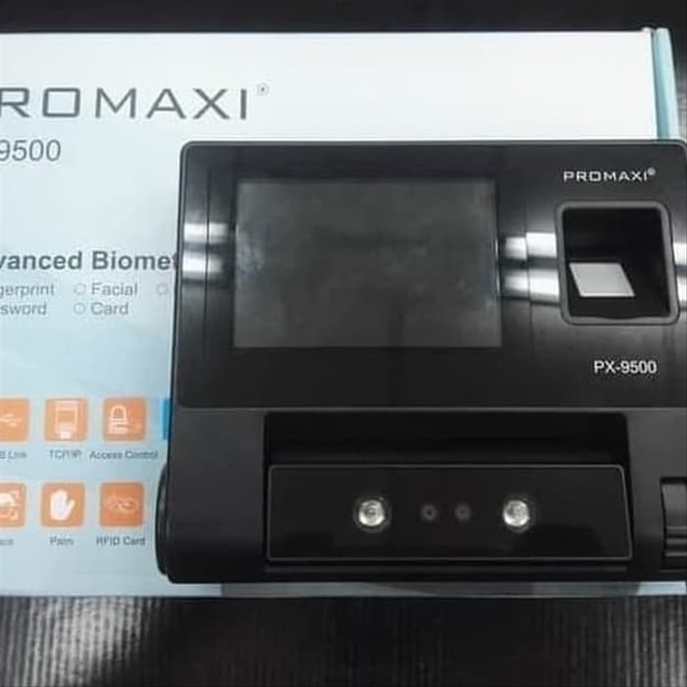 Jual Mesin Absen Absensi PROMAXI PX9500 Advanced Biometric PX9500 mesin ...
