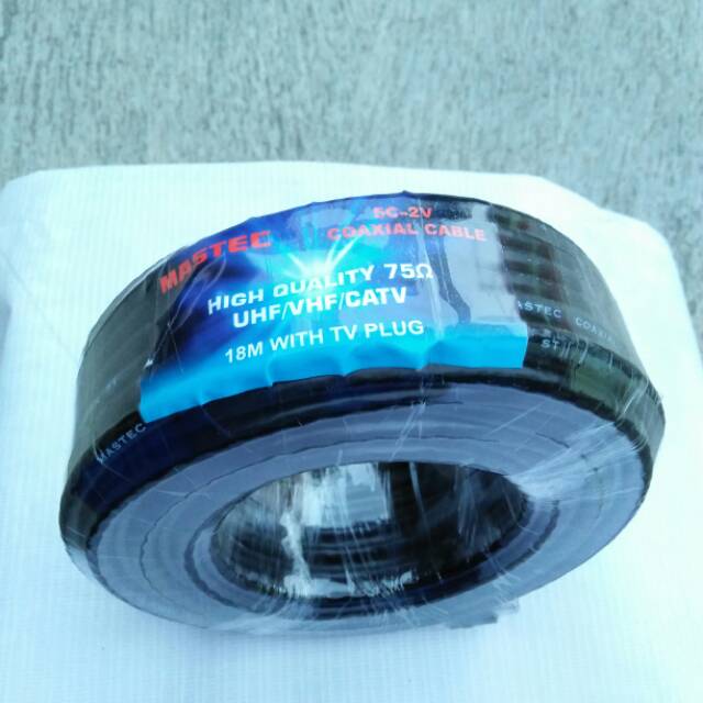 Jual Kabel antena tv merk mastec panjang 18 meter | Shopee Indonesia