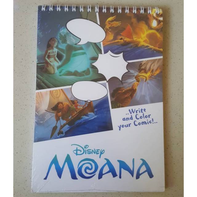Jual [ORIGINAL] Disney Moana Write and Color Your Comic | Shopee Indonesia