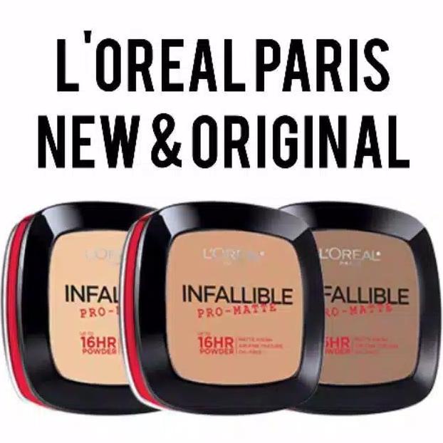 Jual L'oreal Paris Infallible Pro Matte Compact Powder | Shopee Indonesia