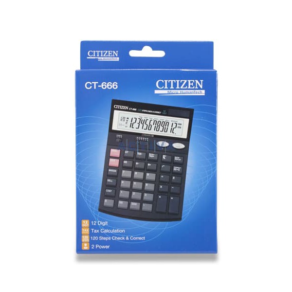 Jual Kalkulator Citizen - CT 666N | Citizen Desktop CT 666N Calculator ...