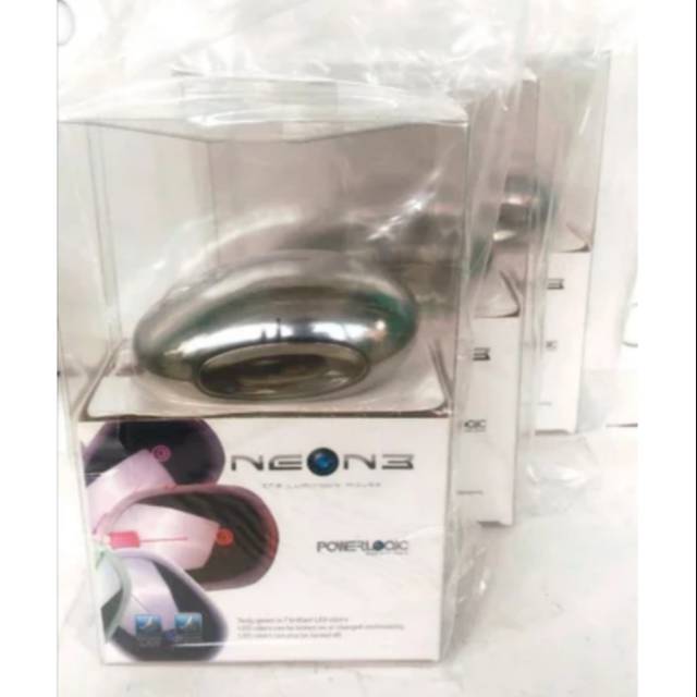Jual Mouse USB PowerLogic Neon 3 Luminous USB Mouse | Shopee Indonesia