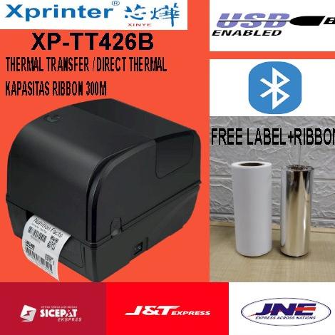 Jual PRINTER LABEL BARCODE XPRINTER XP-426B USB+BLUETOOTH=Zebra ZD230 ...
