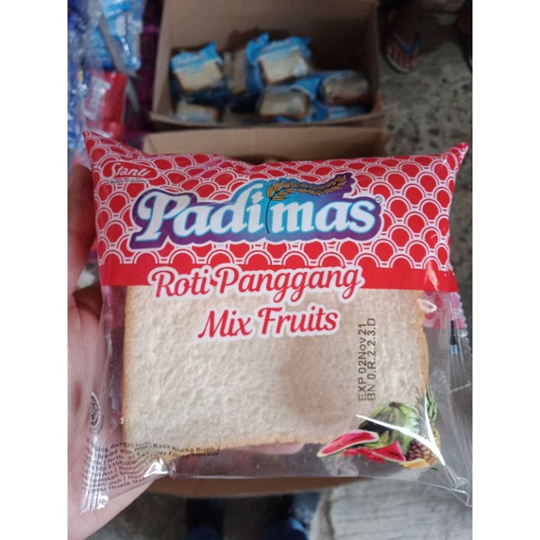 Jual Roti Panggang Padi Mas 1 Dus isi 60 pcs @65gr | Shopee Indonesia