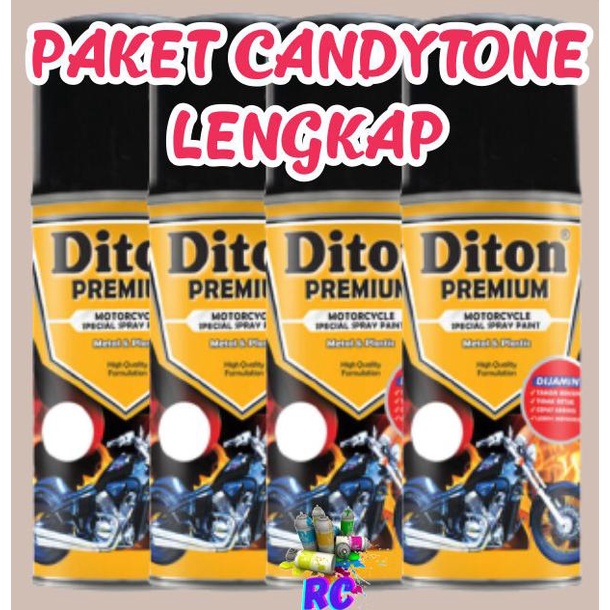 Jual Paket Diton Candy Tone Lengkap Candytone Merah Ungu Biru Kuning ...