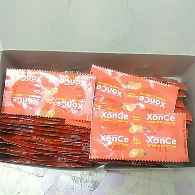 Jual ViCee/xonce per strip 500mg | Shopee Indonesia