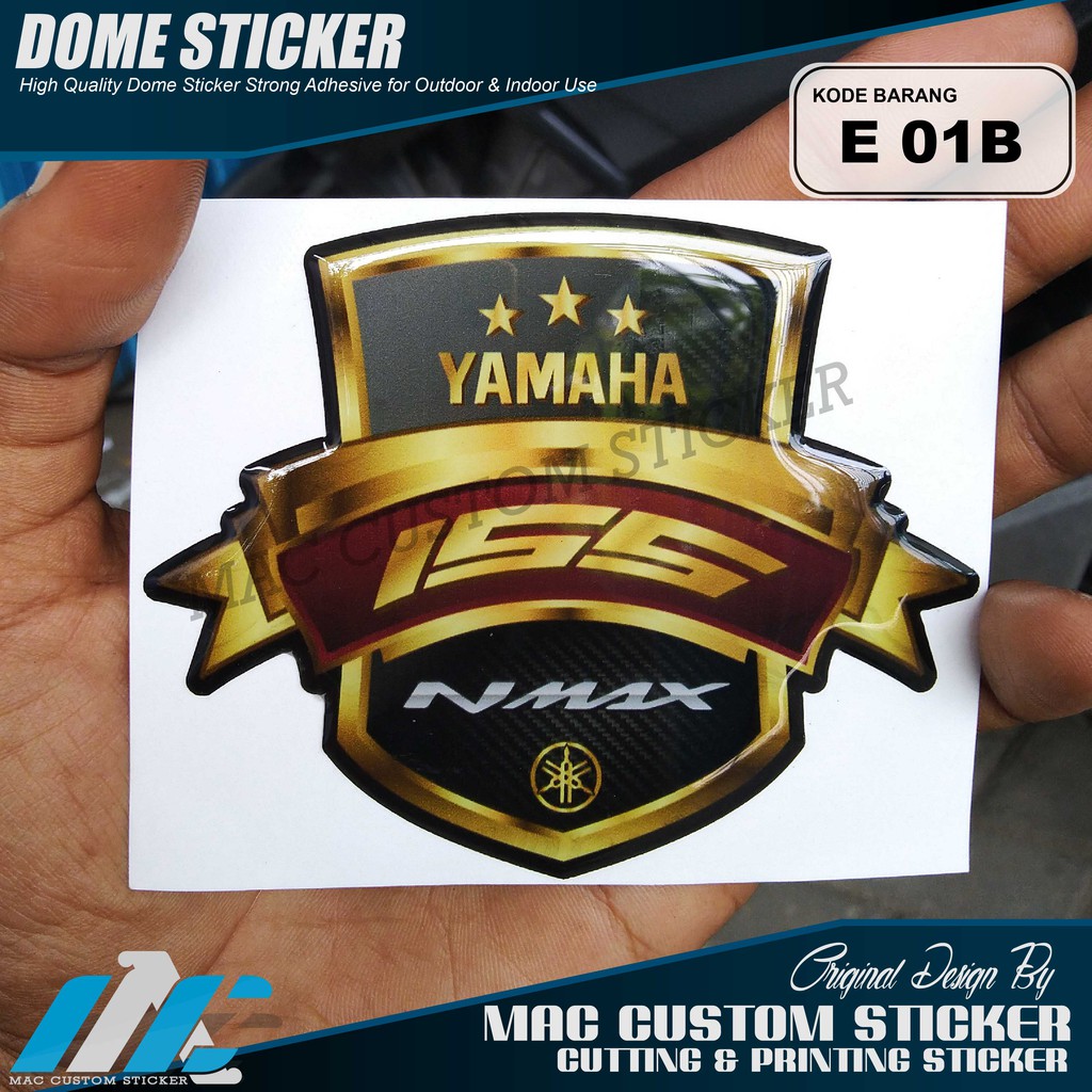Jual E01B - STIKER TIMBUL YAMAHA NMAX - EMBLEM YAMAHA NMAX - STICKER ...