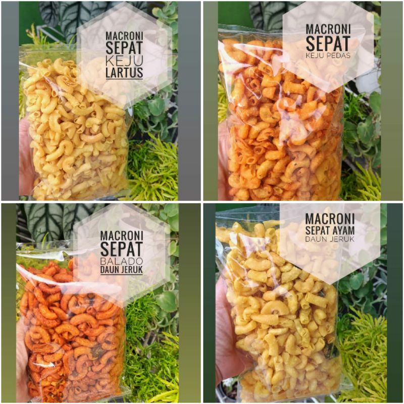 Jual Makroni Pipa / Makroni Sepat 250gr & 500gr / Snack Kiloan | Shopee ...