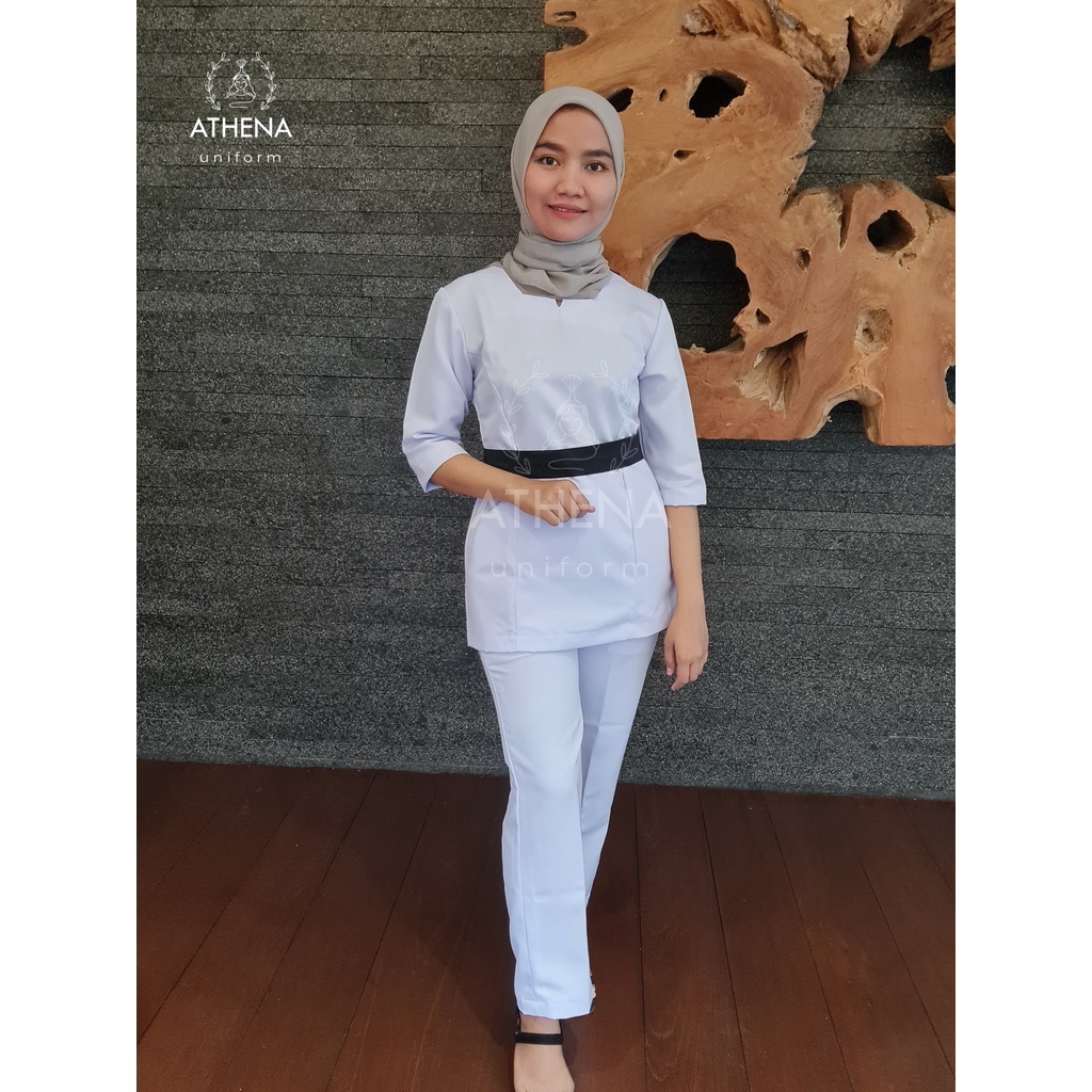 Jual Set Baju Seragam Clara Series BAJU PERAWAT/SERAGAM MEDICAL/ BAJU ...