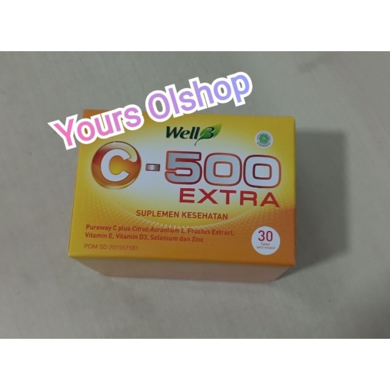 Jual CNI Well 3 C 500 Extra Vitamin Well3 kemasan box isi 32 tablet Exp : JUL 2026 | Shopee ...