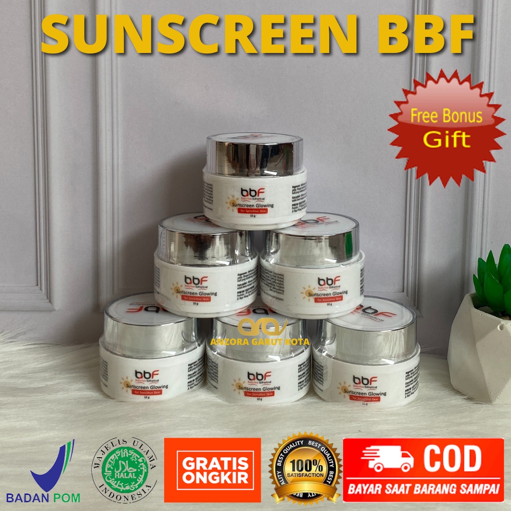 Jual SUNSCREEN BBF SUNSCREEN GLOWING SUNSCREEN JERAWAT ANZORA SKINCARE ...