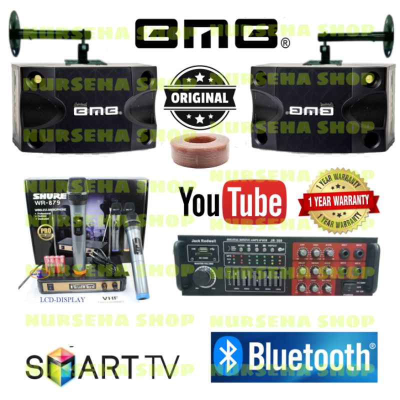 Jual Paket Karaoke rumahan BMB ORIGINAL home theatre karaoke | Shopee ...