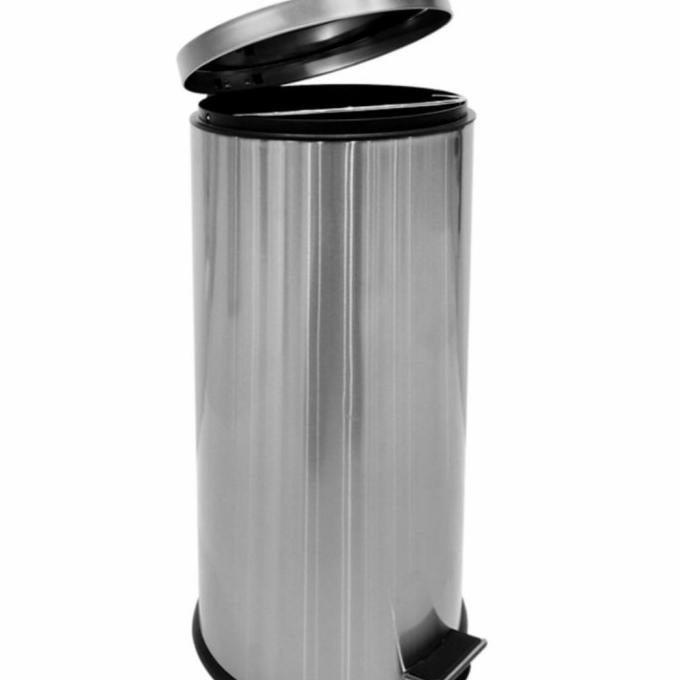 Jual KRISBOW PEDAL BIN 12 LITER, TEMPAT SAMPAH INJAK KAKI - STAINLESS STEEL | Shopee Indonesia
