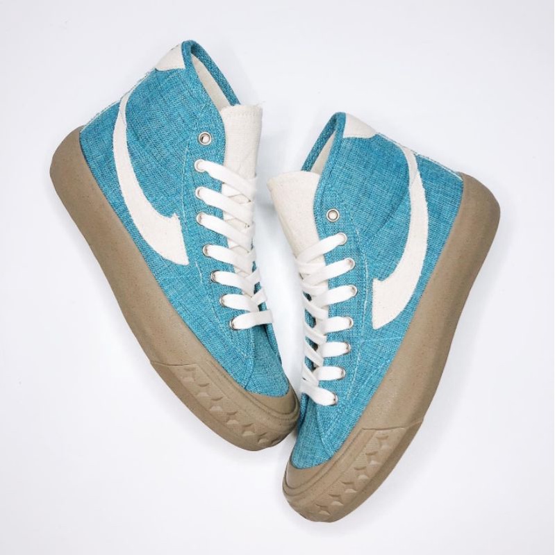 Jual Sepatu Compass Retrograde Linen Hi Ocean | Shopee Indonesia