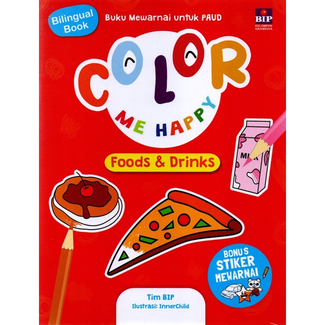 Jual Buku Color Me Happy: Food & Drinks Cover 2022 (Bonus Stiker ...