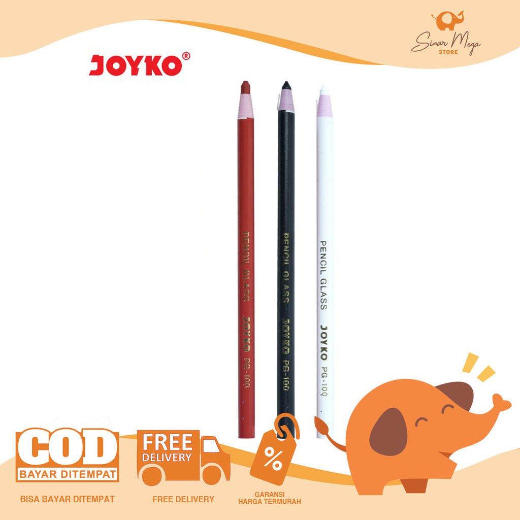 Jual Dijual Lusinan Joyko Pencil Glass Pensil Kaca Dermatograph Pg 100