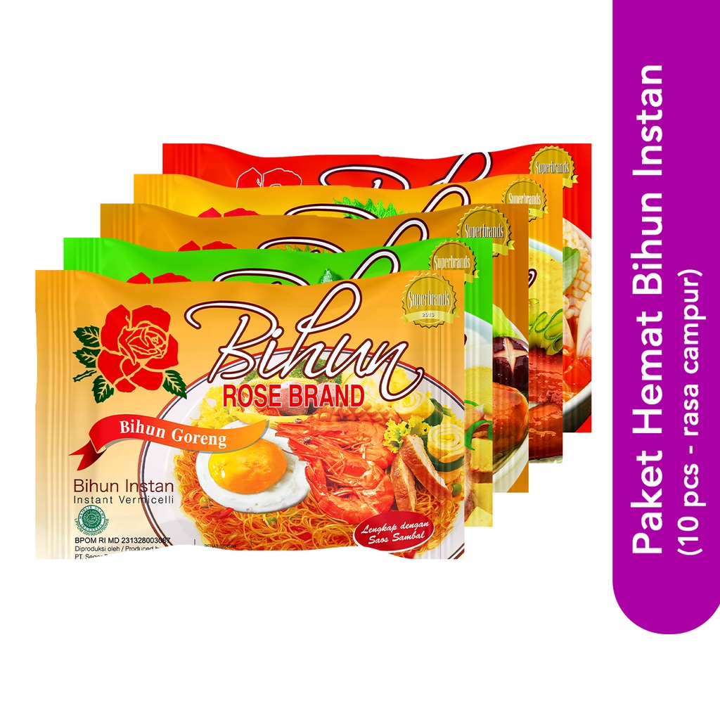 Jual Rose Brand - Paket Hemat Bihun Instant 10 pcs | Shopee Indonesia