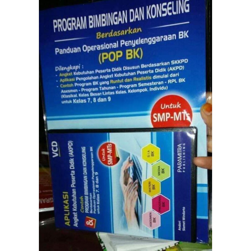 Jual program bimbingan konseling berdasarkan panduan operasional penyelenggaraan bk(POP BK SMP ...