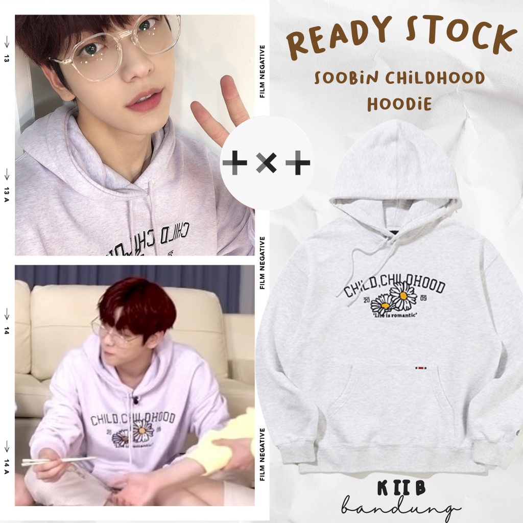 Jual [COD] TXT SOOBIN CHILDHOOD HOODIE / CREWNECK BISA PILIH WARNA ...