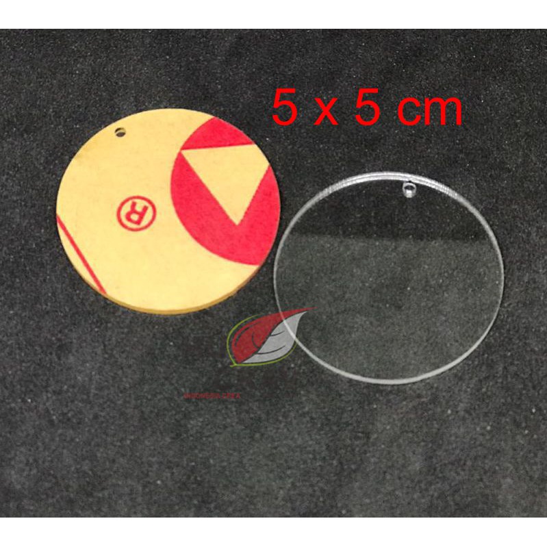 Jual All Akrilik Bahan Gantungan Kunci Bulat laser cutting 2mm BENING ...