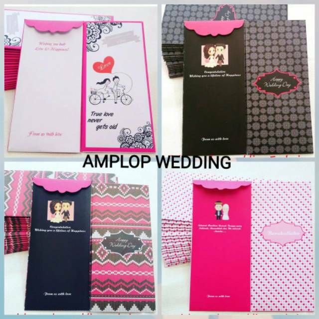 Jual Amplop exclusive gift weding, ampau uang resepsi pernikahan ...