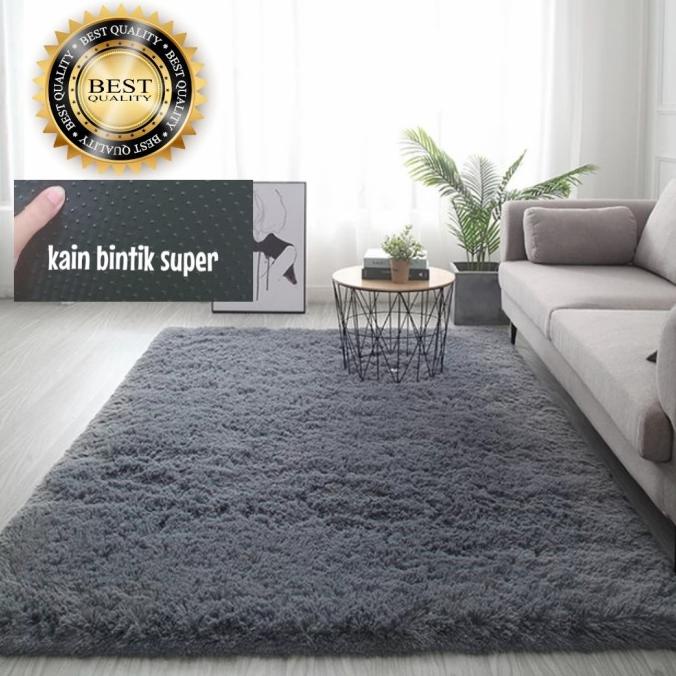 Jual Karpet Lantai bulu lembut 150*100 T 4.5cm | Shopee Indonesia
