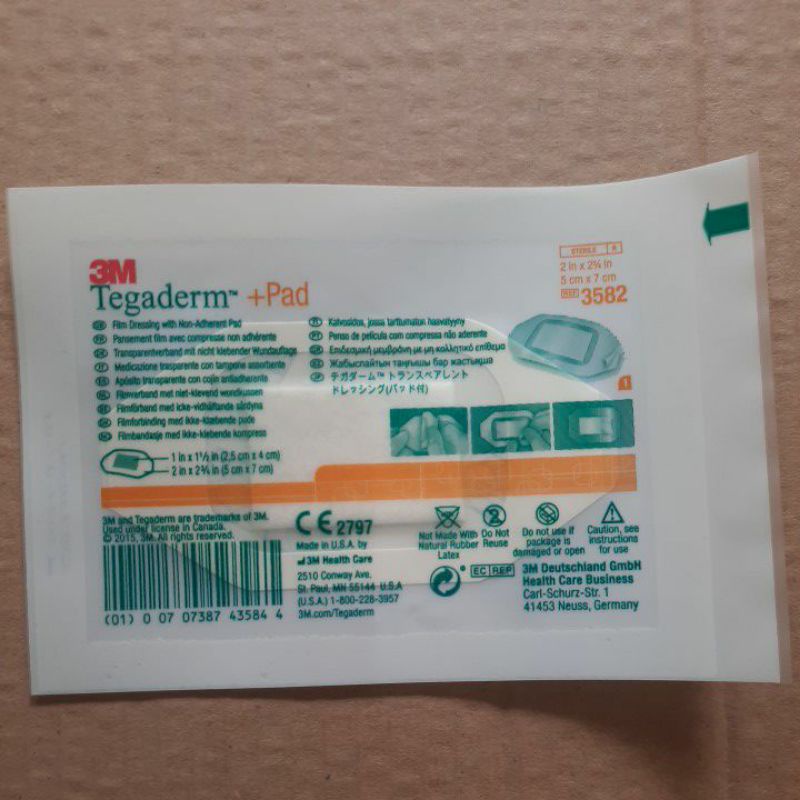 Jual TEGADERM 3582 3M Tegaderm PAD 3 M Plester Luka Anti Air Transparan ...
