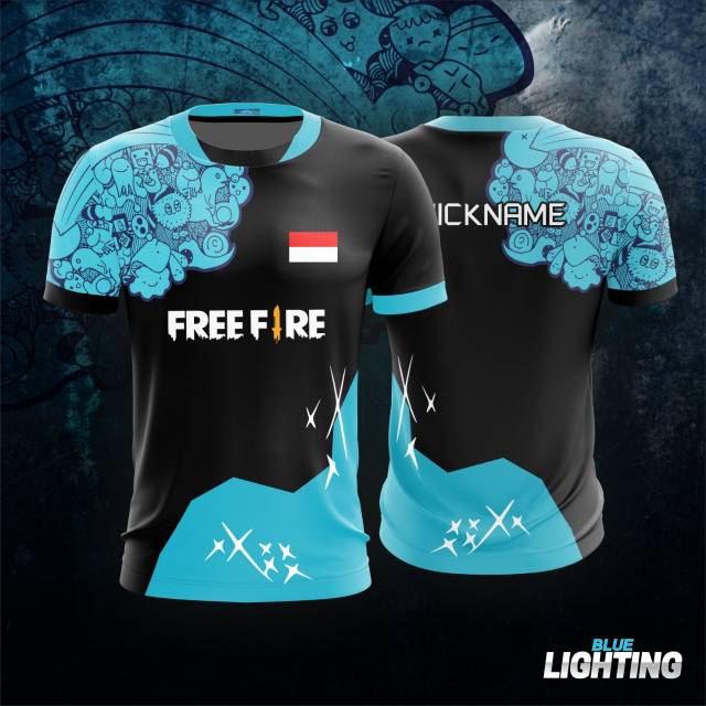 Jual JERSEY GAMING CUSTOM FREE FIRE DOTA PUBG MOBILE LEGENDS RRQ EVOS ...
