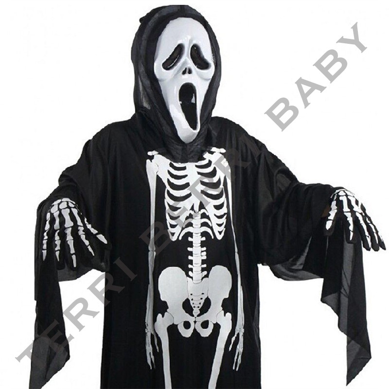 Jual Kostum hantu baju tulang tengkorak scream / skeleton / tulang anak ...