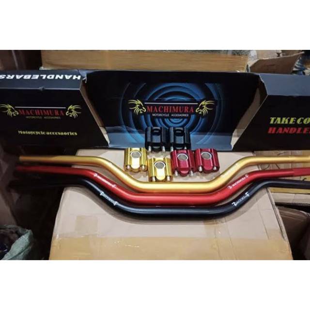 Jual STANG FATBAR TEBAL 4MM + raiser motor klx-trail-vixion-tiger-cb150 ...