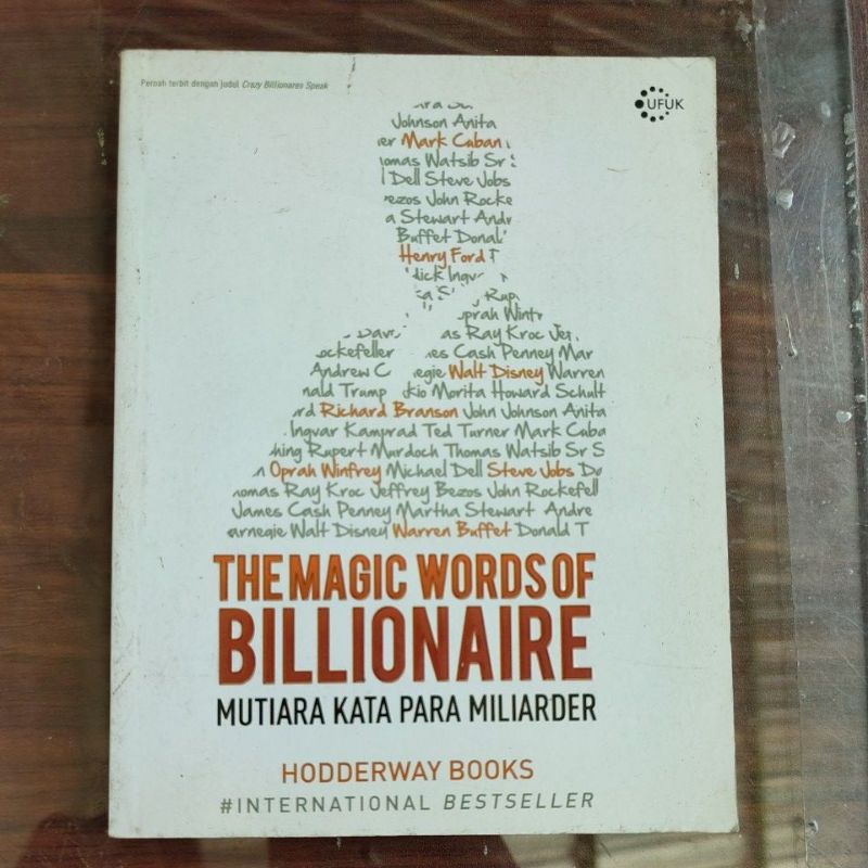 Jual the magic words of billionaire - mutiara kata para miliader.g3 ...