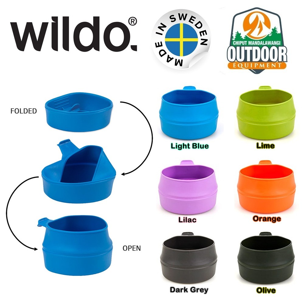 Jual Wildo Fold-A-Cup Original Made In Sweden Gelas Lipat Gelas Outdoor ...