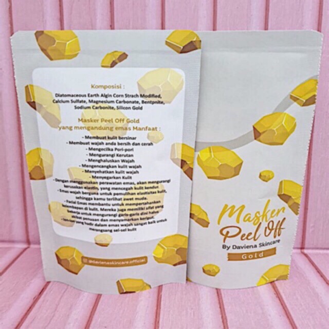 Jual MASKER PEEL OFF / MASKER KLINIK / DAVINA SKINCARE | Shopee Indonesia