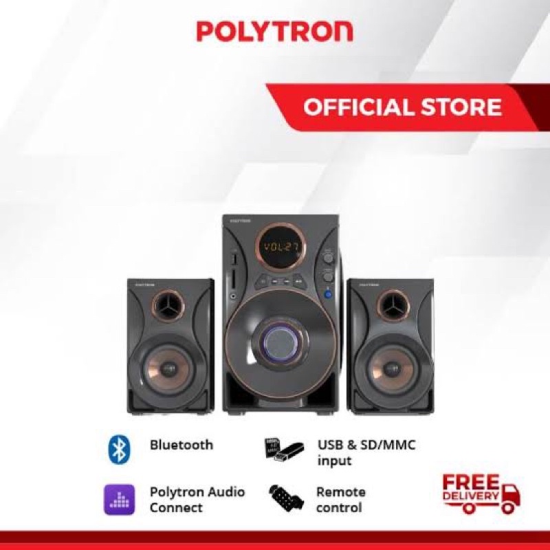 Jual SPEAKER POLYTRON PMA 9310 BLUETOOTH | Shopee Indonesia