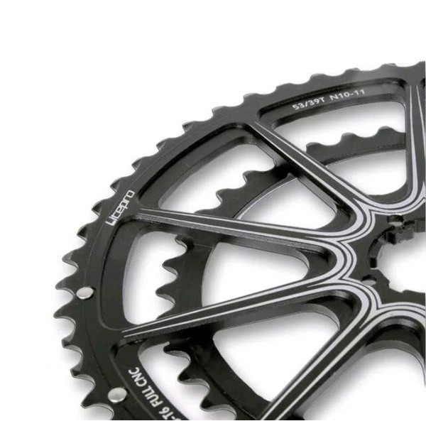 Jual Crankset Litepro Edge AIO Hollow Double Chainring | Shopee Indonesia