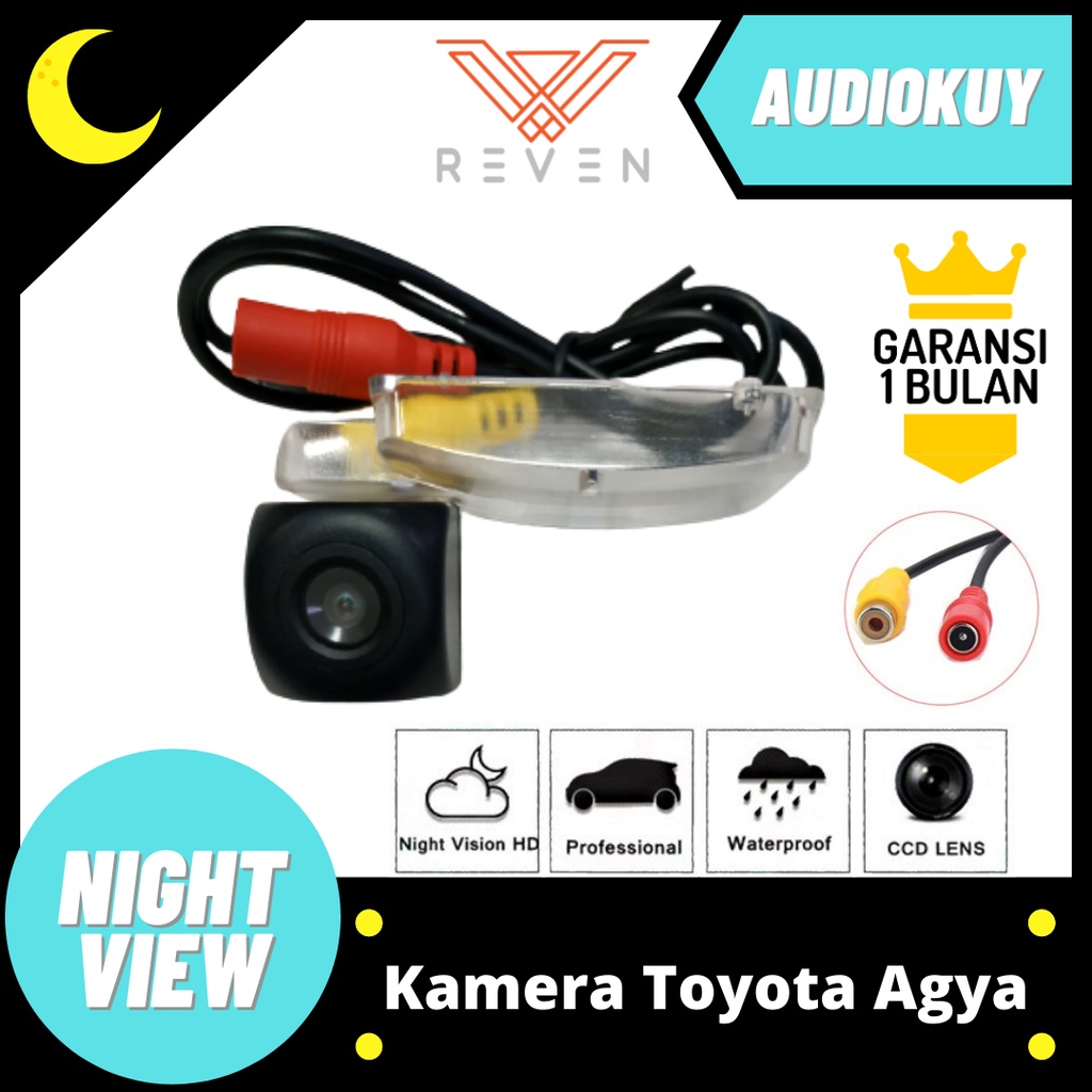 Jual Kamera Mundur Toyota Agya / Kamera Parkir Mobil Night View Reven ...