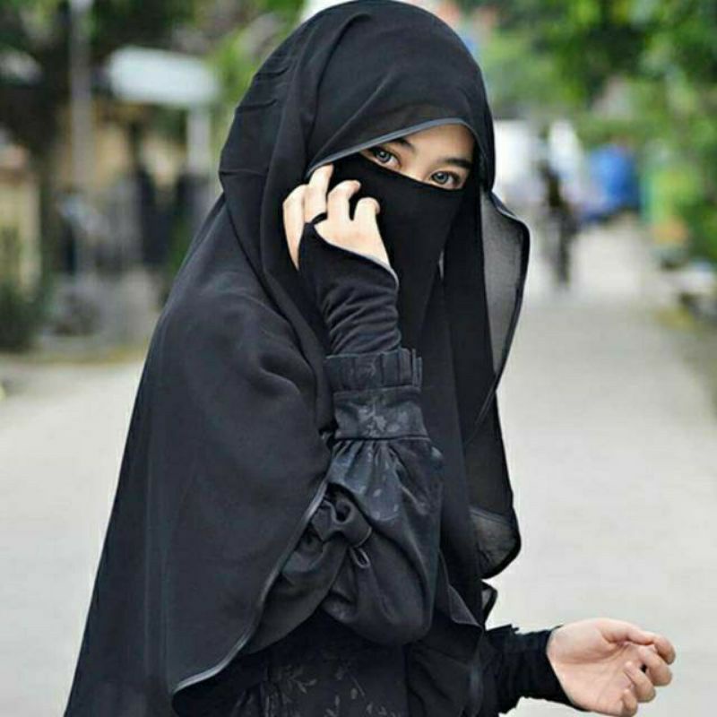 Jual Niqab Cadar Butterfly List Bisband Niqab Cadar Siffon | Shopee ...