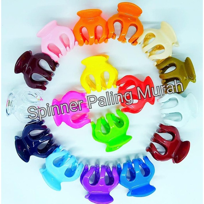 Jual ( LUSINAN ) Jepitan Rambut Gigi 3 Besar / Jedai 5cm Besar / Jepitan Badai Besar | Shopee ...