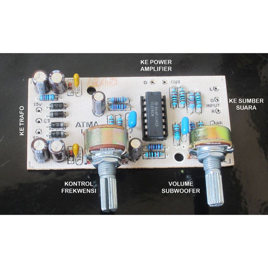 Jual Kit Profesional Control Pro Subwoofer Filter LPF Low Pass Filter ...