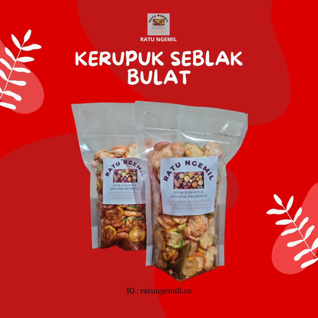 Jual SEBLAK BUNGA / SEBLAK BULAT / KERUPUK SEBLAK PEDES 250 - 1000GRAM ...